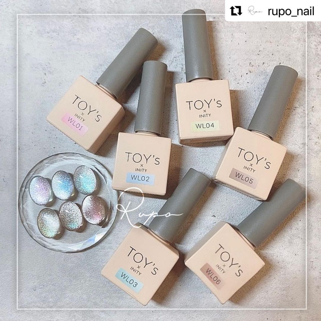 TOY's x INITY White Light Magnetic Gel Collection (Full 6pc set/Indivi