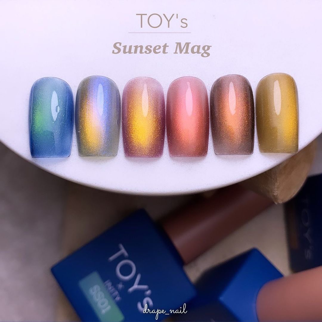 TOY's x INITY Sunset Mag (Magnetic Gel) Collection - Full 6pc set/Indi